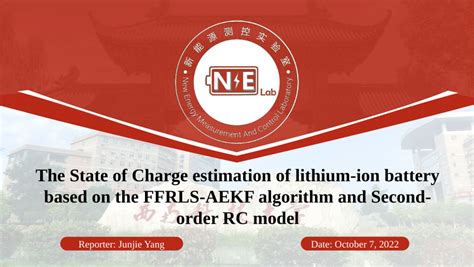 Pdf The State Of Charge Estimation Of Lithium Ion Battery Based On