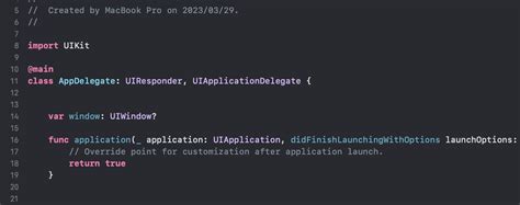 Ios App Life Cycle Appdelegate