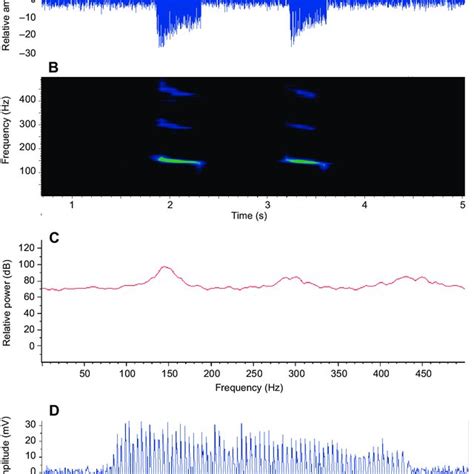 Bioacoustics Analysis Of Two Representative Biotremors In C Download Scientific Diagram