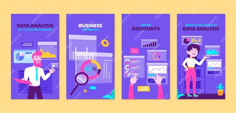 Premium Vector Hand Drawn Data Analysis Template