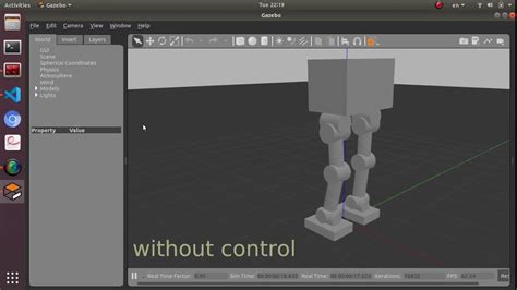 Ros Control In Gazebo With Python Script Youtube