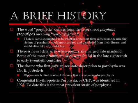 Ppt Porphyria Powerpoint Presentation Free Download Id3005287