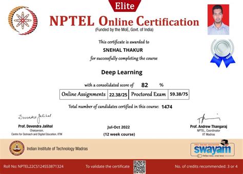 Snehal Thakur On Linkedin Connections Nptel Deeplearning Dl Learning Experience Happy