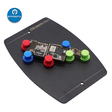 범용 Pcb 자기 고정 장치 클램프 그루브 6 개 자기 핀 Pcb 보드 홀더 고정 장치 회로 기판 납땜 플랫폼 도구 세트