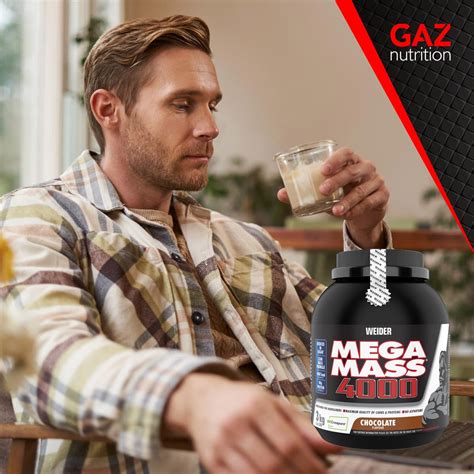 Weider Mega Mass 4000 Gainer Gaz Nutrition