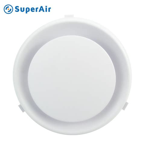 Plastic Round Cone Diffusers Hvac Duct Fittings Air Conditioning