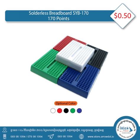 Solderless Breadboard SYB Points For DIY Prototype Arrowdot Store