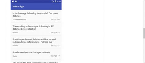 News Android App Project In Android With Source Code And Report