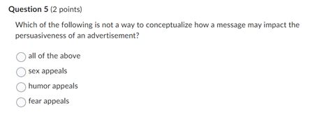 Solved Which Of The Following Is Not A Way To Conceptualize Chegg Com