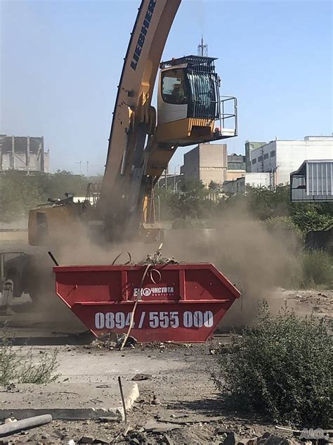 Контейнери за строителни отпадъци Транспортни Хамалски Варна Контейнери са 3m3 6m3