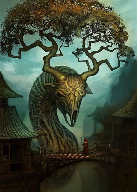 Elder Treant By Adam Narozanski Digitalart CG Art Illustration