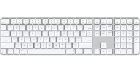 Apple Magic Keyboard With Touch Id And Numeric Keypad Mxk73ll A