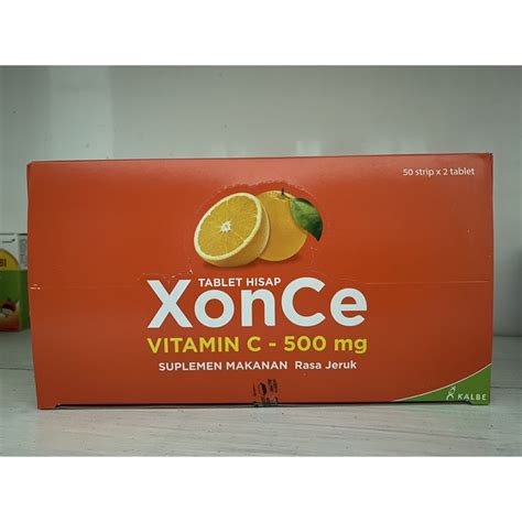 Xonce Vitamin C Contains 50 Strips Per Box Shopee Malaysia