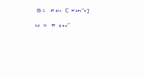 SOLVED The angle made by the string of a simple pendulum with the vertical depends on time as θ