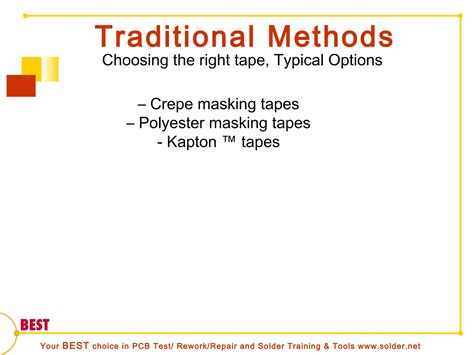 Masking For Conformal Coating Of Pcbs Ppt