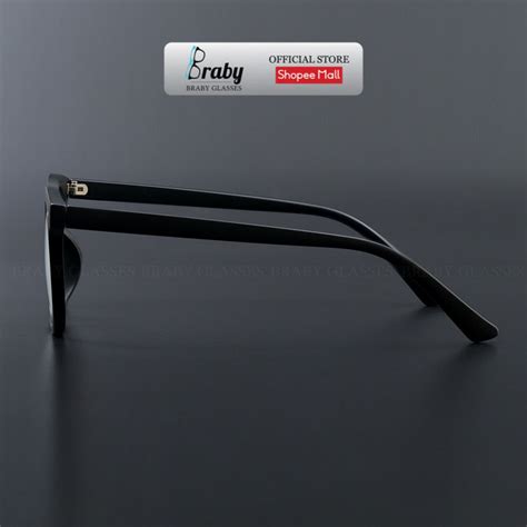 Gọng Kính Cận Mắt Vuông Nam Nữ Braby Glasses Chất Liệu Nhựa Dẻo Cao Cấp