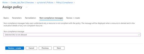 Einschränken zulässiger VM Größen für Labs Azure Lab Services