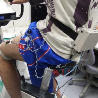 Photograph Of The Unit Being Worn During Cycle Ergometer Exercise Download Scientific Diagram