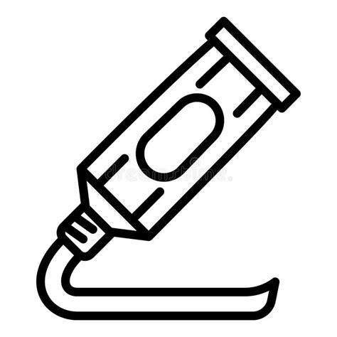 Toothpaste Tube Icon Outline Style Stock Vector Illustration Of Hand Healthy 136952723