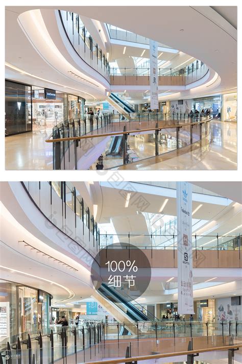 充满设计感的颐堤港购物中心图片 包图网