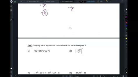 Alg 2 Hon 5 1 Youtube