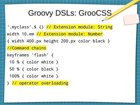 Writing Groovy Dsls Ppt
