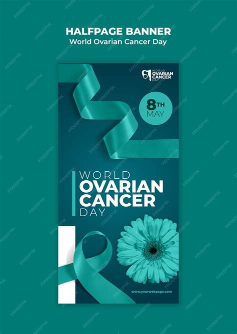 Free Psd World Ovarian Cancer Day Template Design