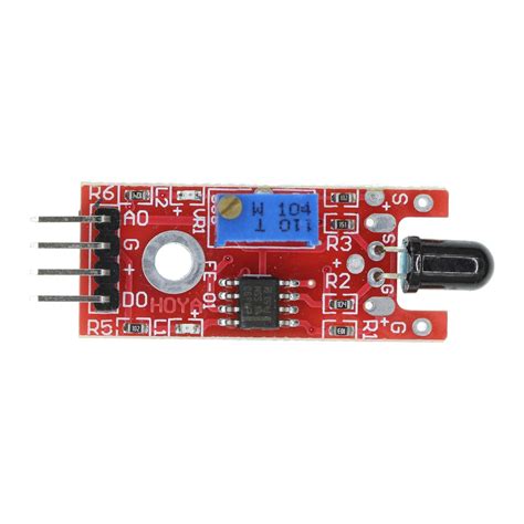 Huaban 3pcs Ky 026 Flame Sensor Module Ir Sensor Detector For Temperature Detecting Suitable