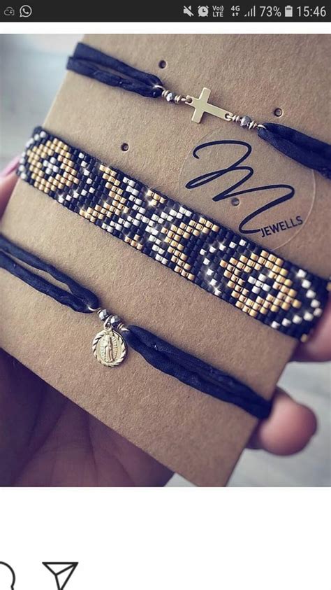 Pin by Lobna InLille on Crafts | Beaded bracelet patterns, Beaded ...