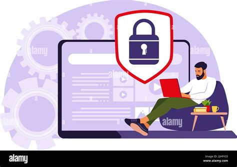 Concept Of Protecting Computer Data General Data Security Personal