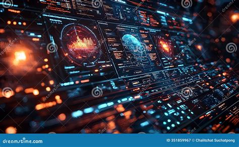 Futuristic Infographic Visualization Engaging In Holographic Digital