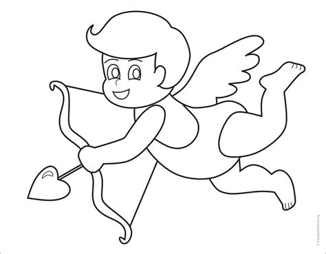 Simple Cupid Drawing