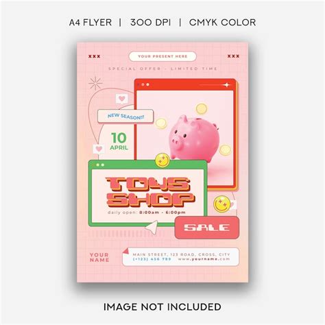 Premium Psd Toys Shop Sale Flyer