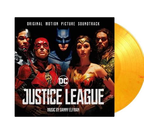New Soundtrack Justice League Coloured 2lp Relove Oxley