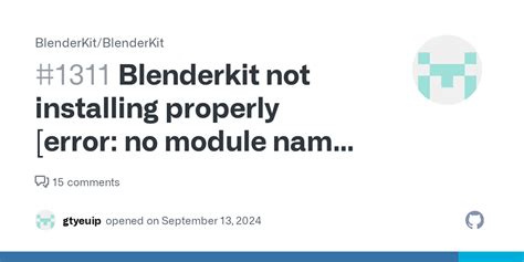 Blenderkit Not Installing Properly Error No Module Named Charset