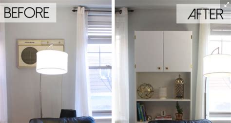 Hide An Air Conditioning Unit Using Fabric Wood Chalkboard Or Paper