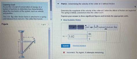 Solved Part A Determining The Velocity Of The Collar At C Chegg