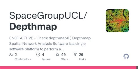 GitHub SpaceGroupUCL Depthmap NOT ACTIVE Check DepthmapX Depthmap Spatial Network