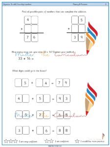 Year 2 To Add 2 Two Digit Numbers 8 Master The Curriculum
