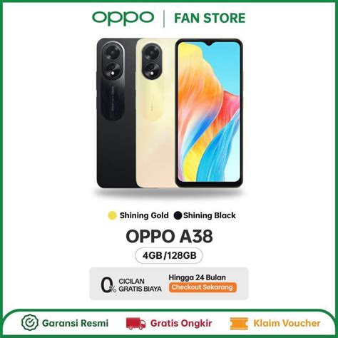 Oppo A38 Gratis Ongkir Harga Dan Spesifikasi Terbaru Juli 2024