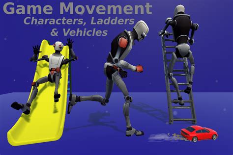 Game Movement Characters Ladders And Vehicles Game Toolkits Unity