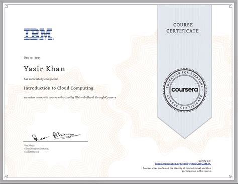 Introduction To Cloud Computing At Ibm Spent Some Time Building My Basics In Cloud Computing
