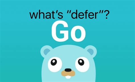 Go语言教程defer 纯净天空