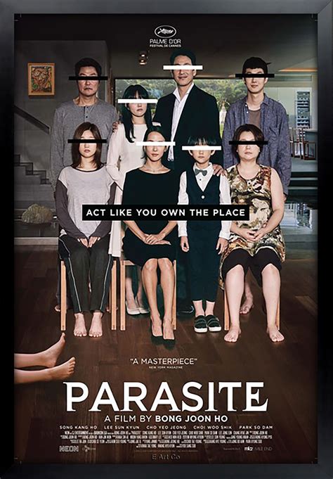 Parasite Movie Poster Framed And Ready To Hang Etsy