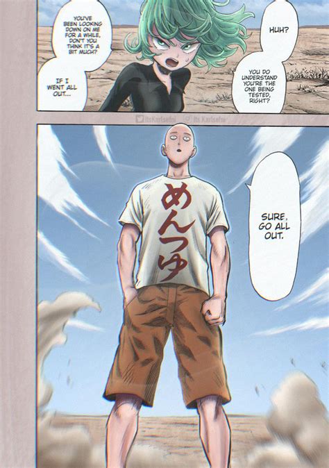 My Coloring For Saitama And Tatsumaki One Punch Man Manga Chapter 181