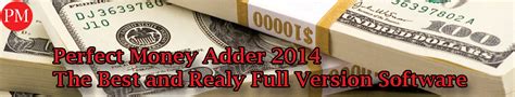 Perfect Money Adder Ultimate 2014 Full Add4me Payment