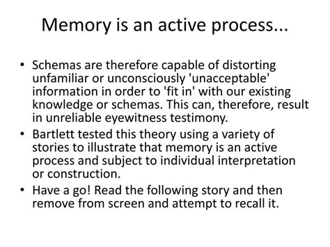 Ppt Reconstructive Memory Powerpoint Presentation Free Download Id