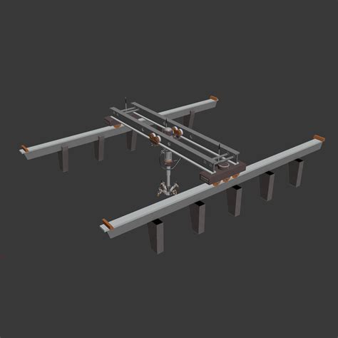 Sci Fi Industrial Robotic Crane 3d Model Turbosquid 1385489