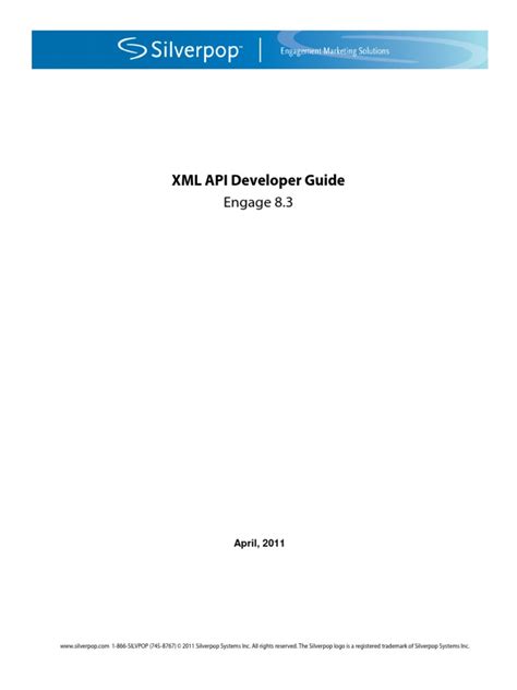 Xml Api Developer Guide Pdf Hypertext Transfer Protocol