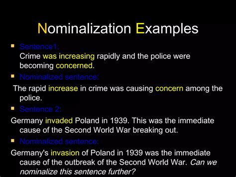 Nominalization Intro PPT